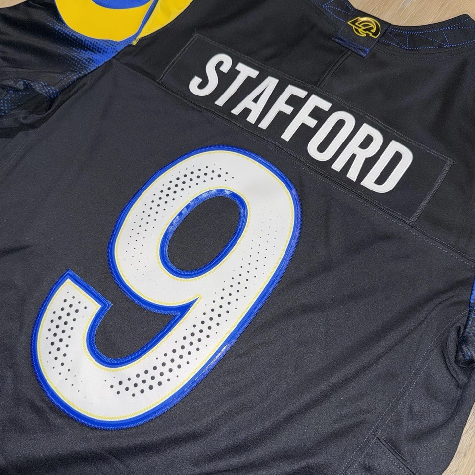 Matthew Stafford LA Rams Rivalries Jersey - Size Medium | eBay