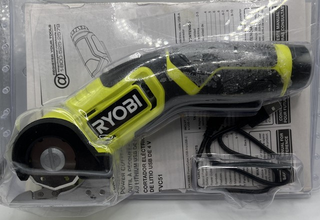 Ryobi FVC51 4V Compact Power Cutter Self Sharpening Blade. Battery No ...