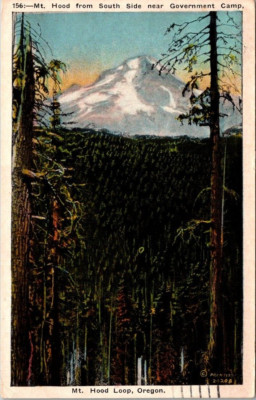 Postcard Mount Hood Loop Portland Oregon | eBay