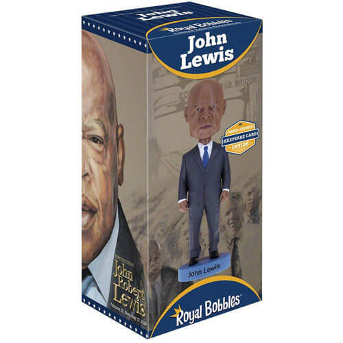 Bobblehead John Lewis Figure With Autographed Collector Card Hand ...