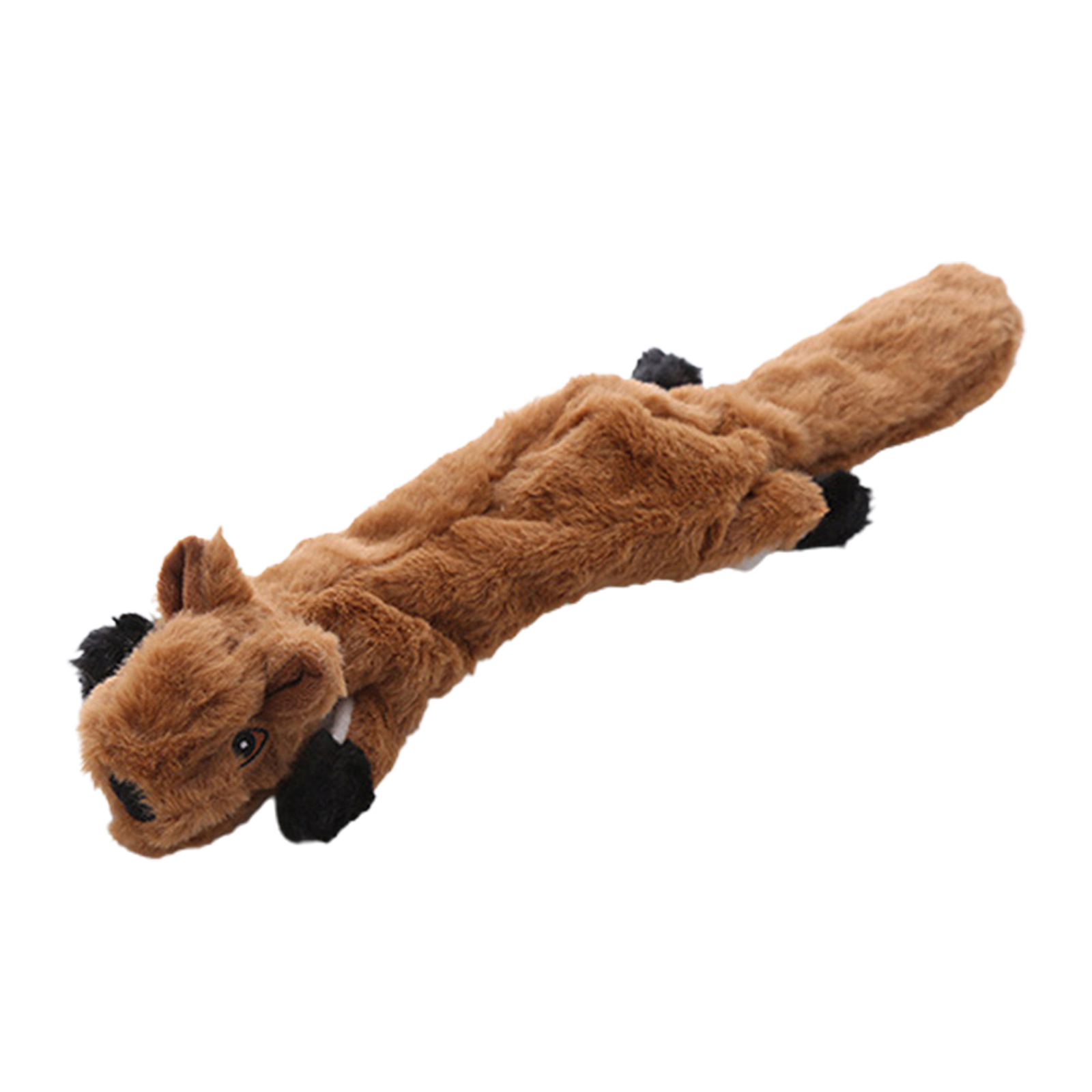 Pet Squeaker Toy Fastener Tape Opening Relieve Boredom Squirrel Raccoon ...