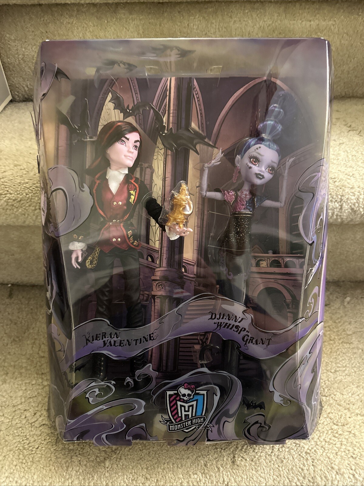 Monster High Kieran Valentine & Djinni Whisp Grant 10.5'' Villain Doll ...