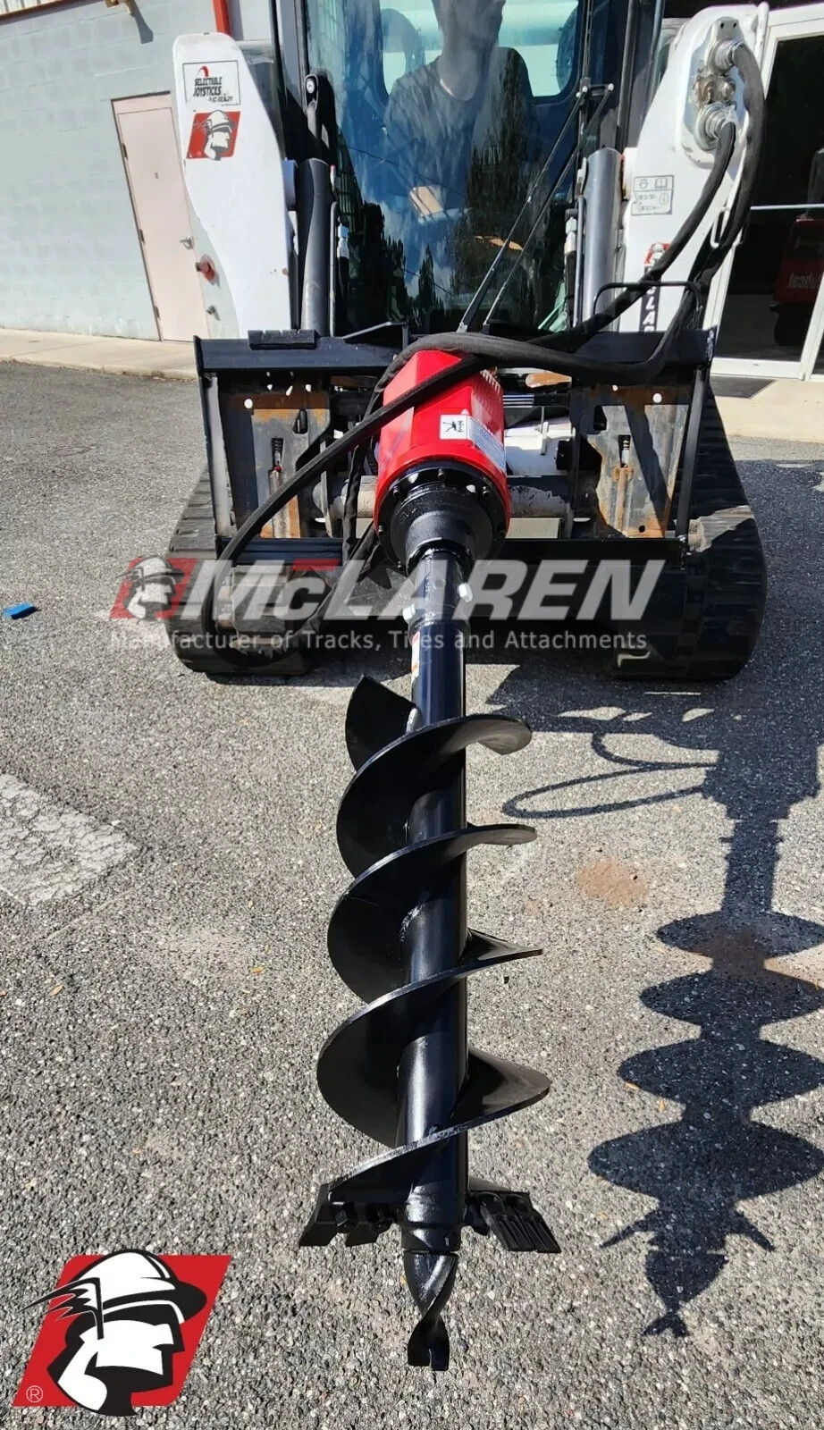 Auger 6-15 GPM 2" Hex with Mount and 1/2" Hoses w/ Couplers for John ...