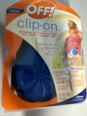 Off Clip On Bug Mosquito Repellent Outdoor Odorless Fan Camp Hike Stand ...