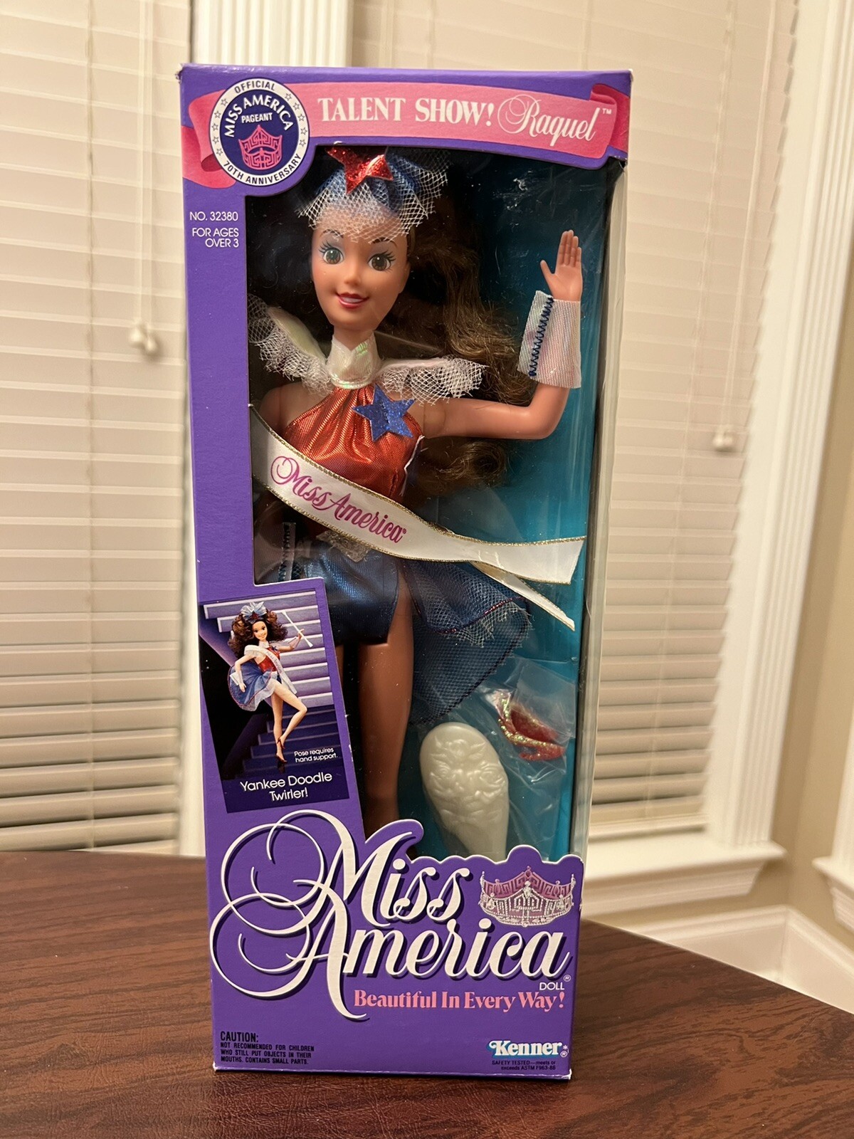 Miss America 1991 Talent Show Yankee Doodle Raquel Pageant Doll READ ...