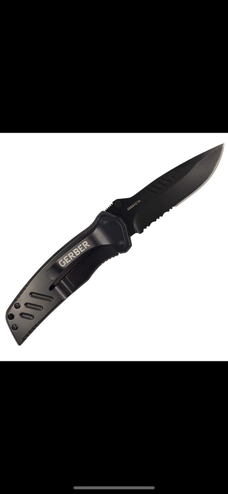 10 KNIVES - BULK - Gerber Swagger Folding Knife - Black Serrated Blade ...