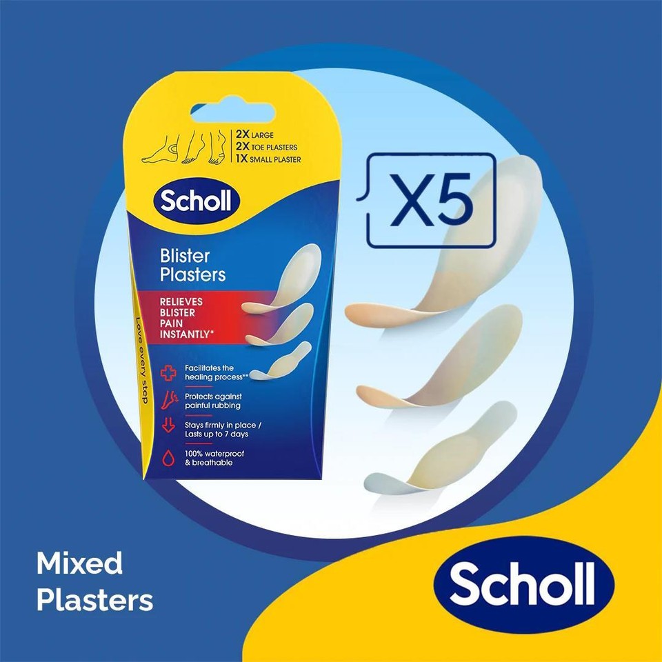 Blister Plasters Scholl Large Small Toes Pain Relief Waterproof ...