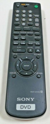 Sony RMT-D117A Remote Control For DVD Player DVP-S560D DVP-NS700 DVP ...
