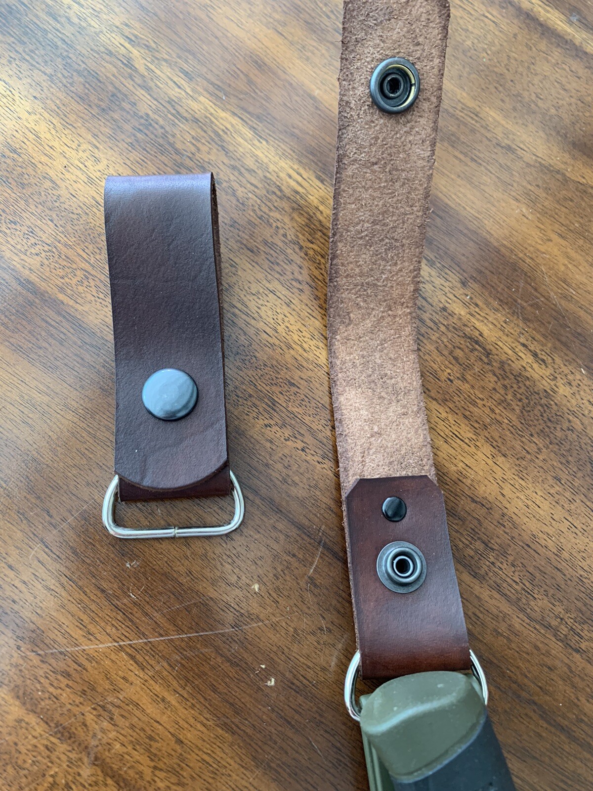 Handmade Leather Dangler For Mora Plastic Sheath (Dangler Only) | eBay