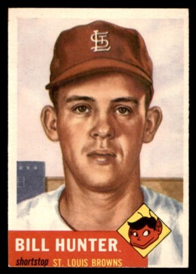 1953 Topps Baseball #166 Bill Hunter EX/MT *j2 | eBay