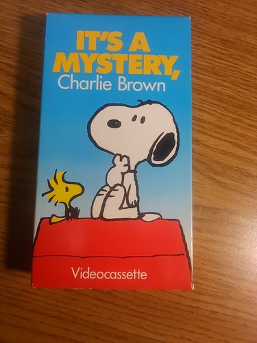PEANUTS SNOOPY It's A Mystery, Charlie Brown VHS VIDEO MOVIE Cartoon ...