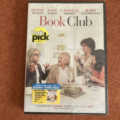 Book Club Dvd/ 2018/ Diane Keaton/ Jane Fonda/ Widescreen/ Brand New ...