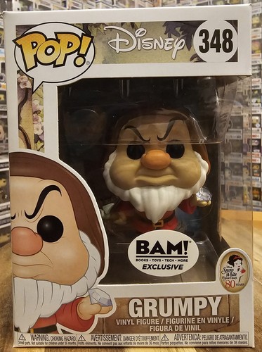 Disney Snow White Grumpy #348 BAM Exclusive Brand New Vinyl Figure ...