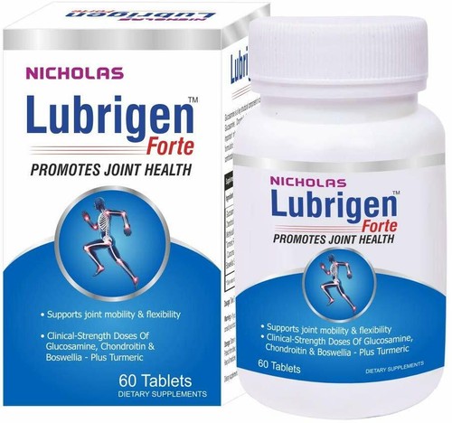 Nicholas Nutraceuticals Lubrigen Forte - 60 Tablets for joint ...