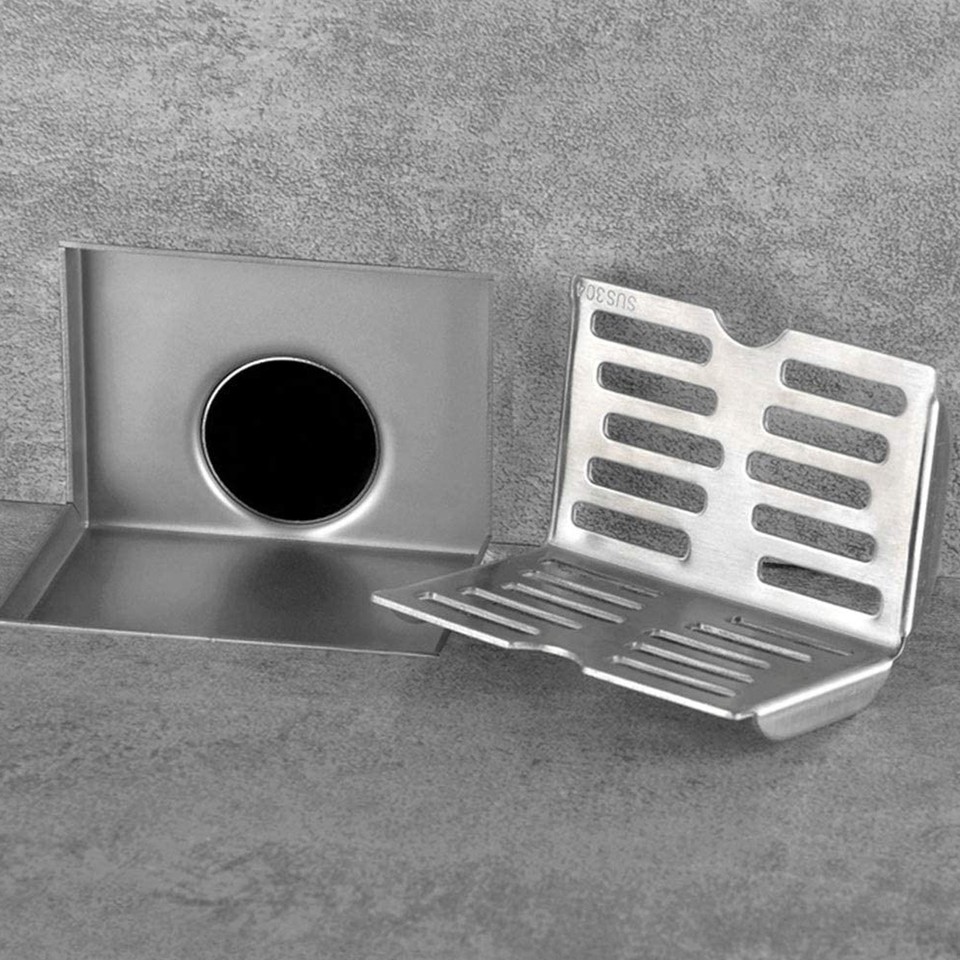 Corner Floor Drain L Shape Stainless Steel Corrosion Resistant L Shaped ...