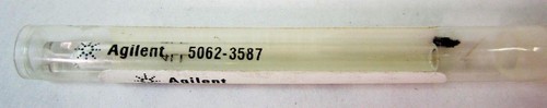 AGILENT 5062-3587 SPLITLESS SINGLE TAPER LINER, DEACTIVATED, GLASS WOOL ...