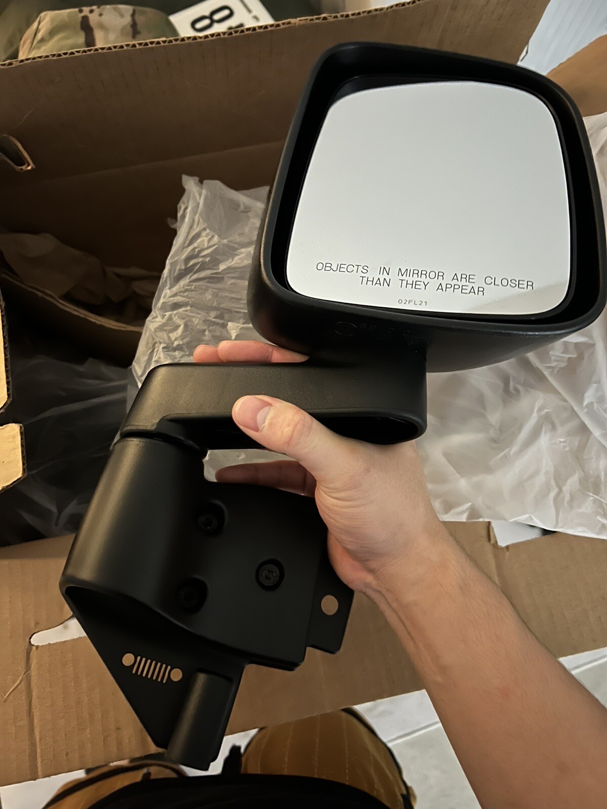 JEEP WRANGLER GLADIATOR Mirrors Body Mount Kit for Doors Off ByY MOPAR ...