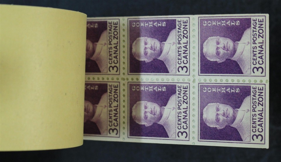 CKStamps : US Canal Zone Stamps Scott #117A Booklet Two panes of 6 Mint NH OG | eBay