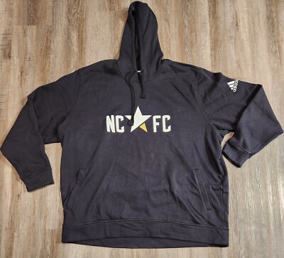 Adidas NCFC WORDMARK FLEECE HOODIE 3XL Black Sweater | eBay