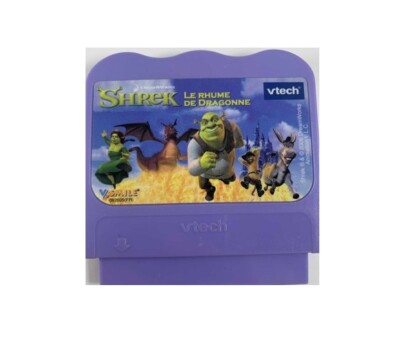 JEU CONSOLE VTECH - V-SMILE - TRES BON ETAT - SHREK LE RHUME DE ...