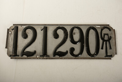 Early 1913 California License Plate (E3R) 121290 CAL Tag (JSF6) Metal ...