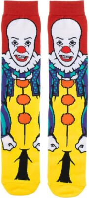Men'sStephen Kings IT Pennywise Clown 360 Character Crew Socks | eBay