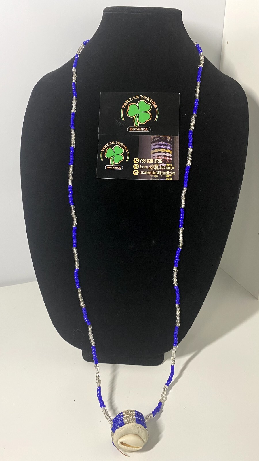 Collar Inshe De Yemaya Religion Yoruba Ifa Santeria ORULA | eBay