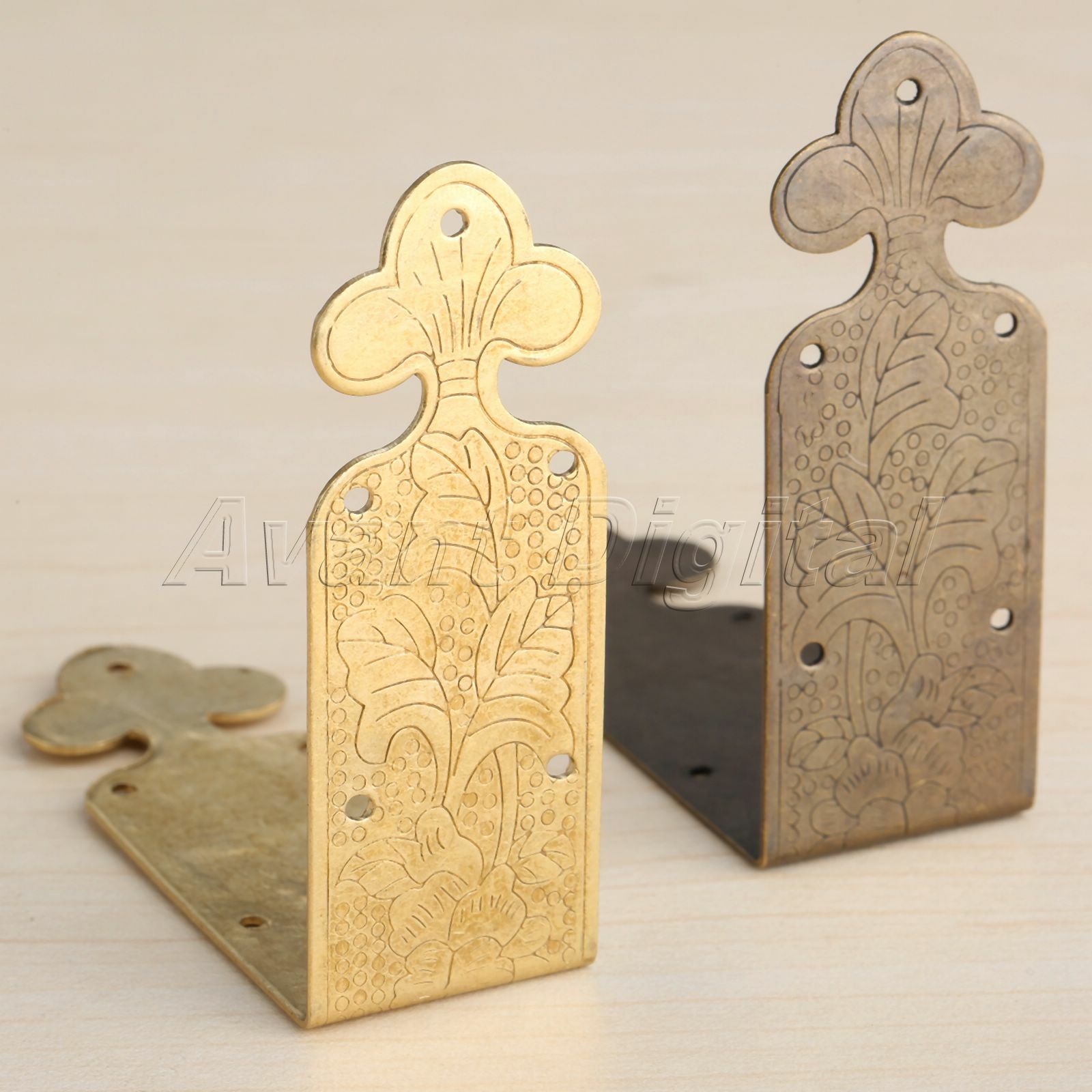 2Pcs Furniture Wooden Box Edge Covers Corner Decorative Protectors Door ...
