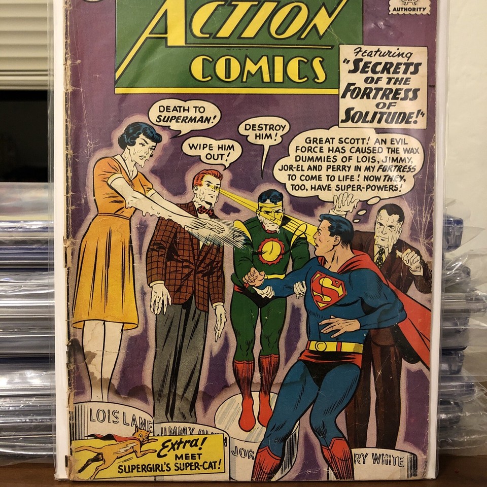 Action Comics #261 GD+ 2.5 1960 1st app. Streaky the Super Cat, 1st X ...
