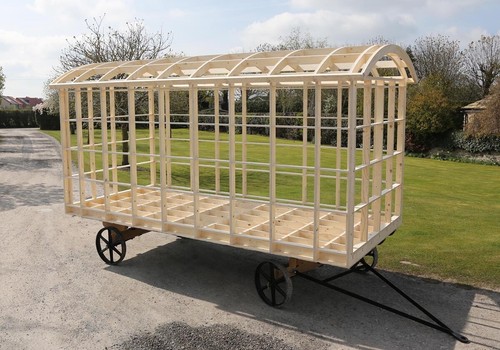 Self Build Shepherd Hut Frame Kit XL - DIY Width 2.4m Length Variations ...