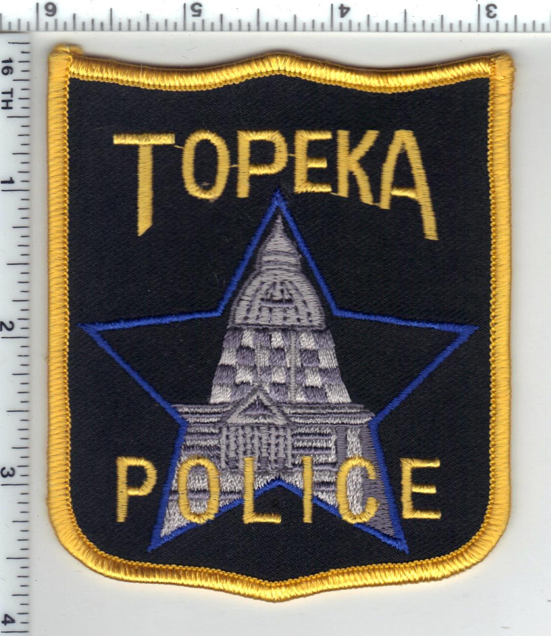 Topeka Police (Kansas) 2nd Issue Shoulder Patch | eBay