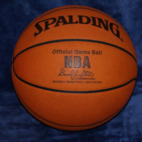 Spalding Official NBA Game Ball David Stern Team Issued Milwaukee Bucks ...