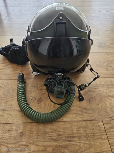 Flying Helmet NVG Oxygen Mask Top Gun | eBay