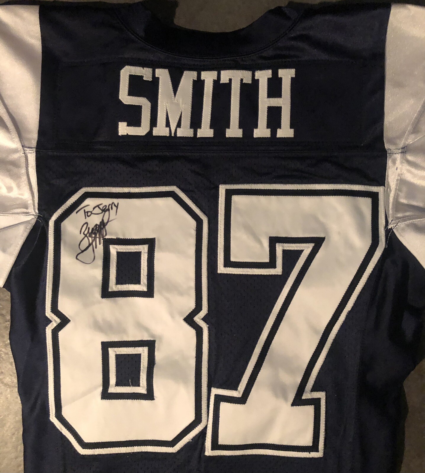 Dallas Cowboys Zuriel Smith Game Issued2003 Autograph Thanksgiving ...