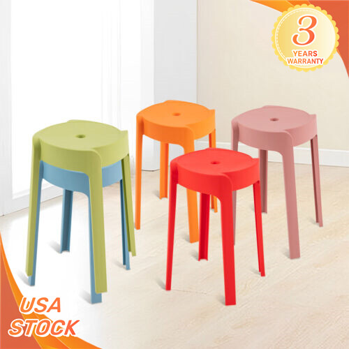 18Inch 5 Pack Stack Stools Classroom Stools Chairs For Kids Students ...
