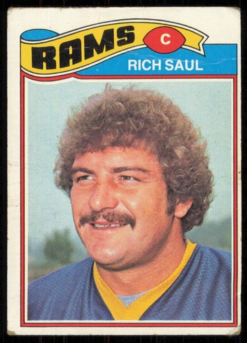 1977 TOPPS RICH SAUL C LOS ANGELES RAMS #246 VG - EDGE/CORNER WEAR | eBay