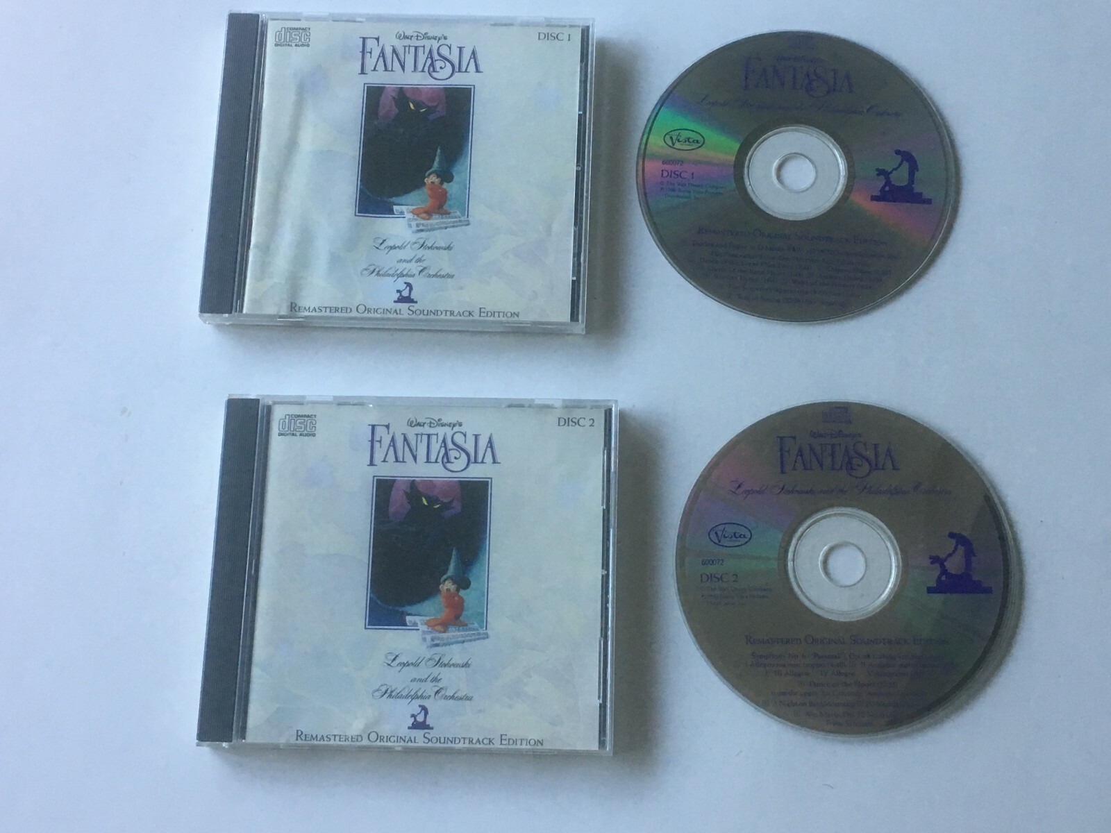 Disney's Fantasia Remastered Soundtrack 2 CD Set - Classic - FREE ...