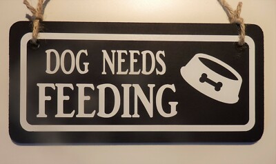 FEED (FED) THE DOG/CAT double sided blackboard signs - CHOICES | eBay