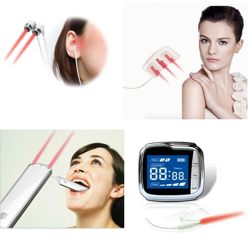 Cold Laser Therapy Watch Device for Tinnitus Otitis Rhinitis ...