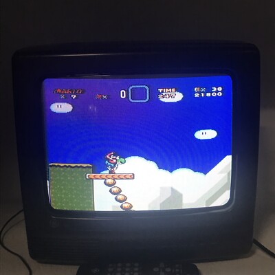 General Electric GE 13 Inch Color TV 13GP211A CRT Retro Gaming Tube ...