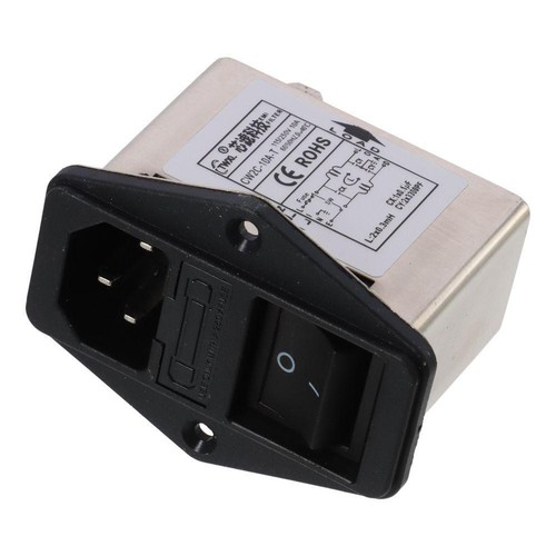 IEC 320 C14 EMI Filter Solder Lug Terminals Durable | eBay