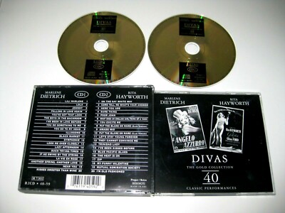 Divas The Gold Collection 2CD Marlene Dietrich - Rita Hayworth | eBay