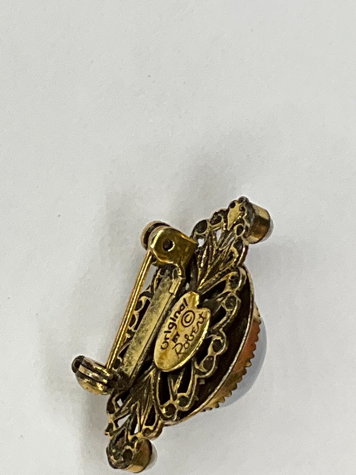 Vintage Original by Robert Brooch Pendant Rhinestones… - Gem