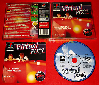 VIRTUAL POOL Ps1 Versione Europea 1ª Edizione COMPLETO - EQ | eBay