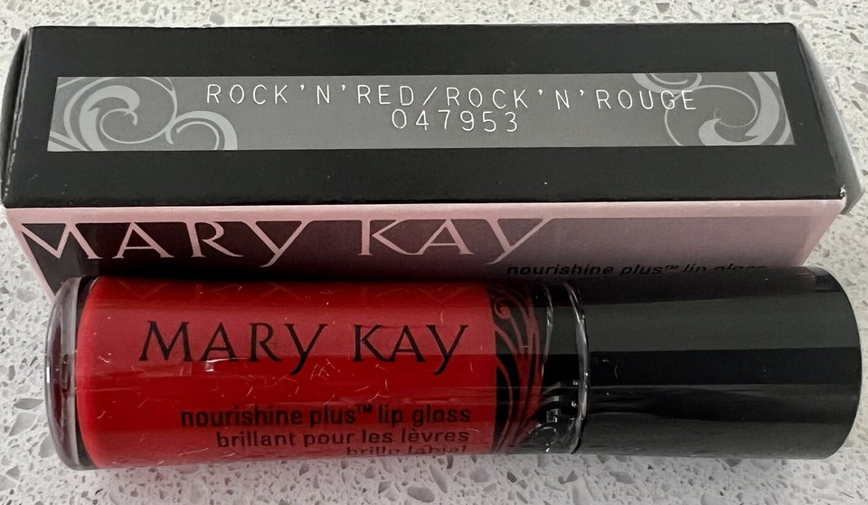 New Mary Kay Rock N Red 047953 Nourishine Plus Lip Gloss .15fl oz | eBay