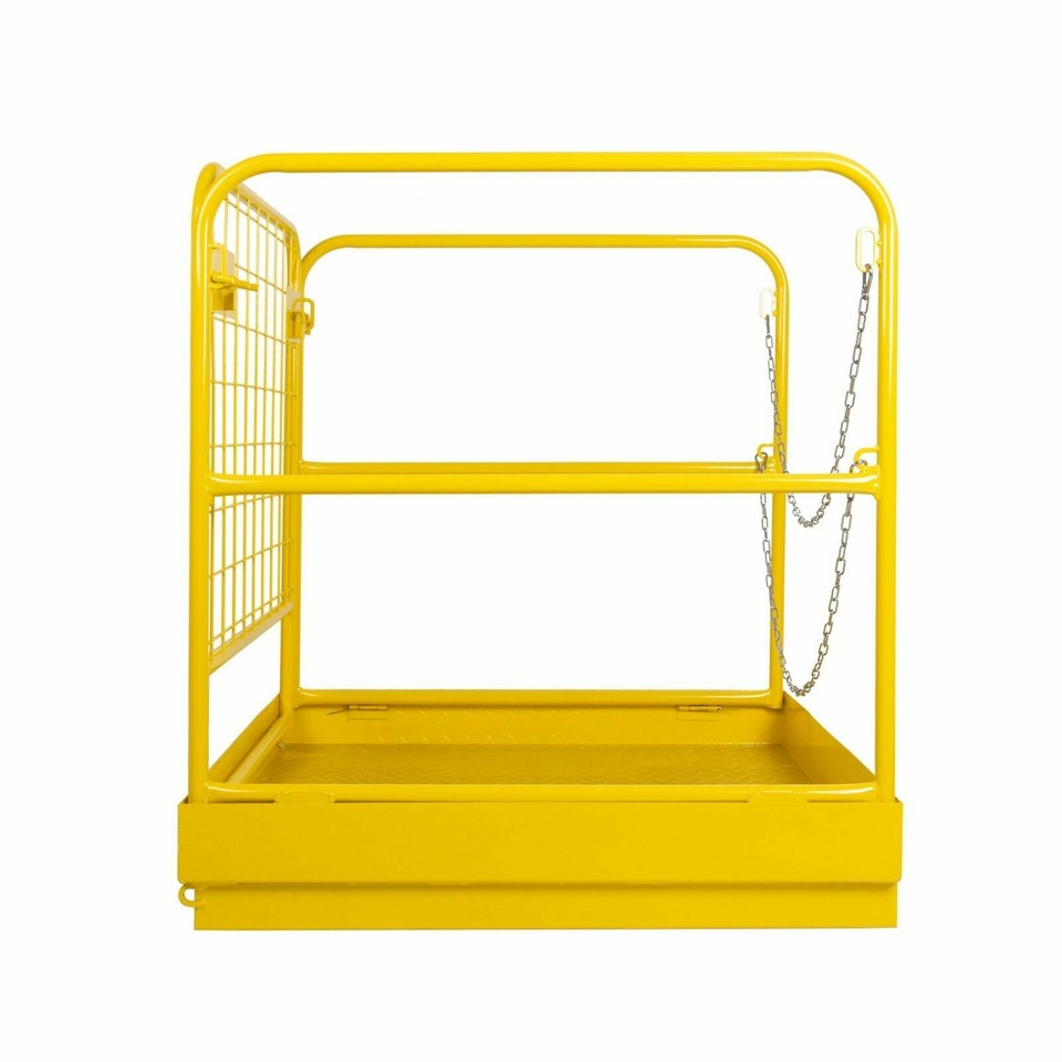Heavy Duty Forklift Safety Cage Work Platform Basket 36"x36" 1200lbs ...