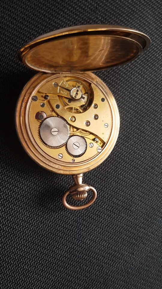 VERY RARE FAVOR GERMAN pocket watch 1908 gold plated | eBay