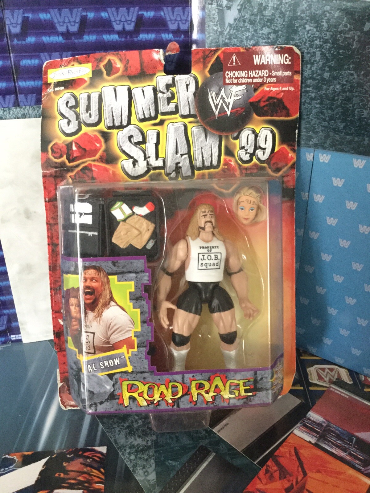 Wwf Summerlam 99 Al Snow Action Figure ~~ Box Condition 5/10 | eBay