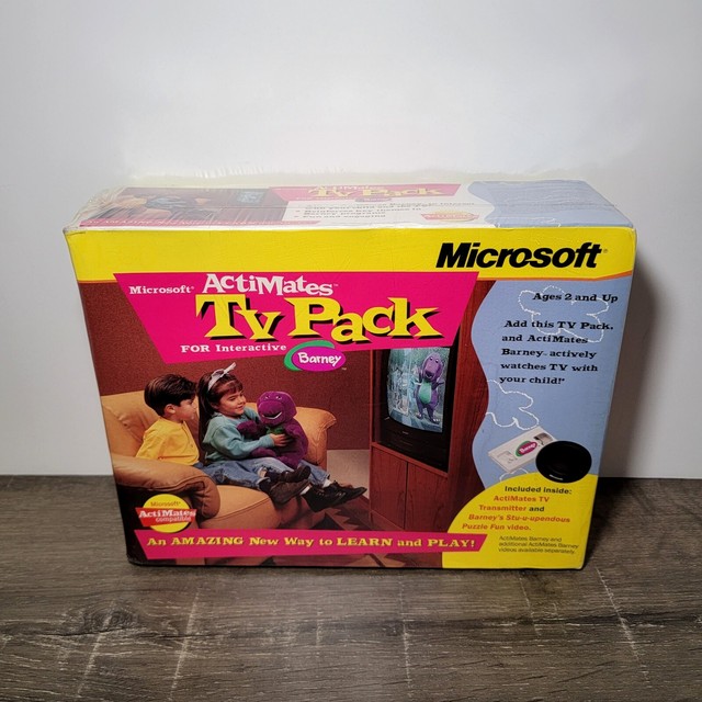 Vtg Microsoft Actimates Interactive Barney Arthur & DW TV Pack VHS Tape ...