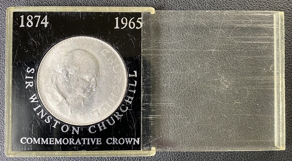 1874 -1965 SIR WINSTON CHURCHILL COMMEMORATIVE CROWN COIN (1965) | eBay UK